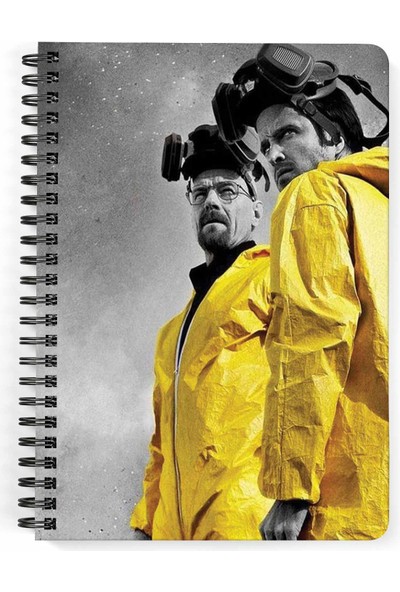 Breaking Bad Baskılı Ahşap Kapaklı Defter 15X20 cm DFT4825