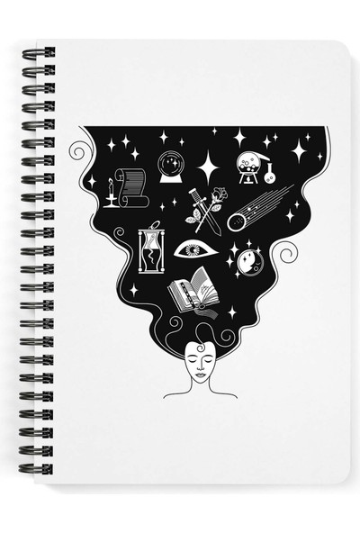 Hero Tasarım Sihirbaz Baskılı Ahşap Kapaklı Defter 15X20 cm DFT1312 Hero Tasarım Sihirbaz Baskılı Ahşap Kapaklı Defter 15X20 cm DFT1312