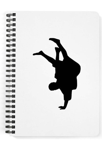 Hero Tasarım Dans Baskılı Ahşap Kapaklı Defter 15X20 cm DFT6313