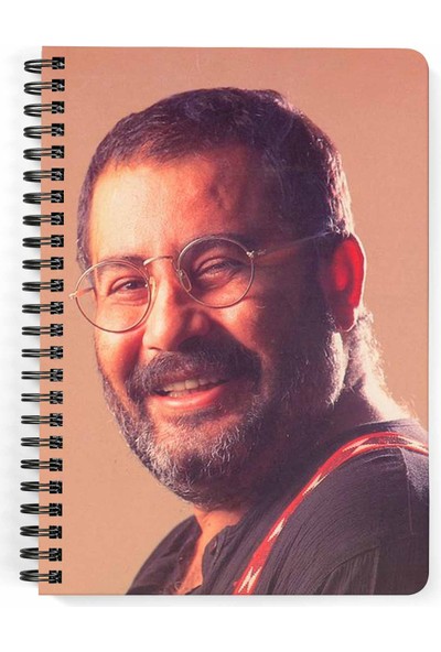 Ahmet Kaya Baskılı Ahşap Kapaklı Defter 15X20 cm DFT4074