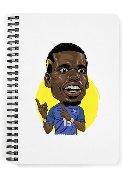 Hero Tasarım Pogba Baskılı Ahşap Kapaklı Defter 15X20 cm DFT1279 Hero Tasarım Pogba Baskılı Ahşap Kapaklı Defter 15X20 cm DFT1279