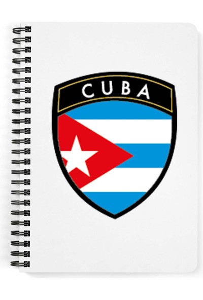Hero Tasarım Cuba Baskılı Ahşap Kapaklı Defter 15X20 cm DFT956