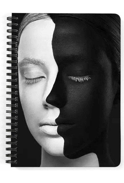 Hero Tasarım Saygı Baskılı Ahşap Kapaklı Defter 15X20 cm DFT3009