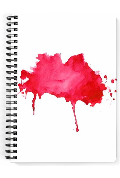 Renkler Baskılı Ahşap Kapaklı Defter 15X20 cm DFT3471