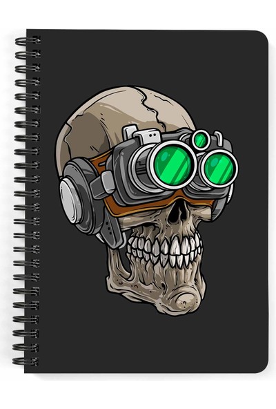 Kuru Kafa Baskılı Ahşap Kapaklı Defter 15X20 cm DFT2667