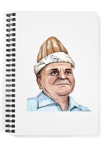 Rasim Öztekin Baskılı Ahşap Kapaklı Defter 15X20 cm DFT6747 Rasim Öztekin Baskılı Ahşap Kapaklı Defter 15X20 cm DFT6747