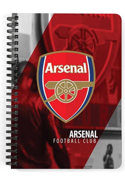 Hero Tasarım Arsenal Baskılı Ahşap Kapaklı Defter 15X20 cm DFT4532
