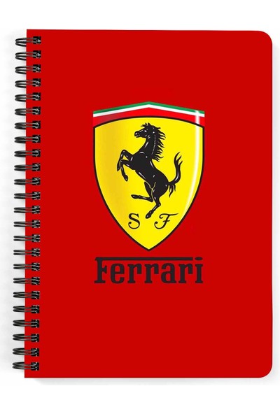 Ferrari Baskılı Ahşap Kapaklı Defter 15X20 cm DFT2669 Ferrari Baskılı Ahşap Kapaklı Defter 15X20 cm DFT2669