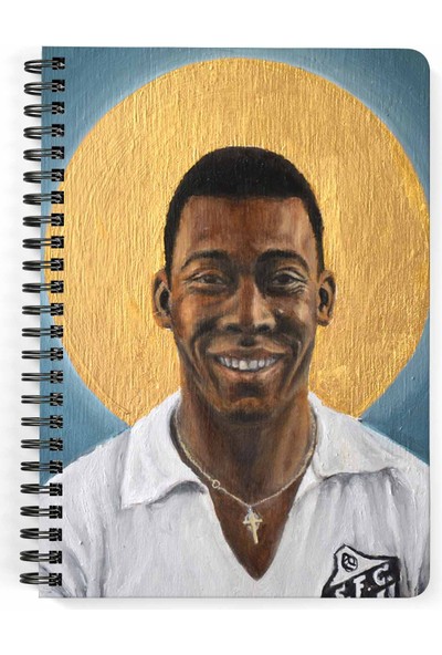 Pele Baskılı Ahşap Kapaklı Defter 15X20 cm DFT4545