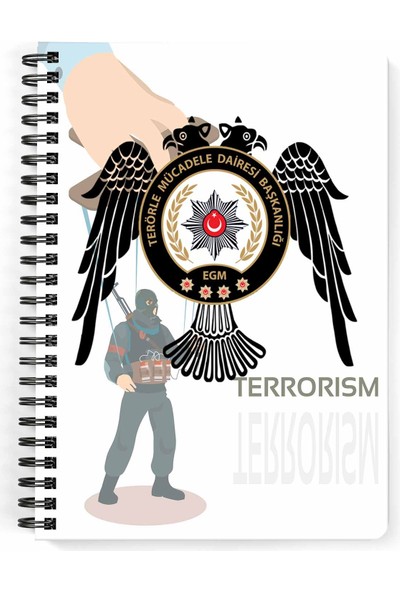 Hero Tasarım Terörle Mücadele Dairesi Başkanlığı Baskılı Ahşap Kapaklı Defter 15X20 cm DFT5473 Hero Tasarım Terörle Mücadele Dairesi Başkanlığı Baskılı Ahşap Kapaklı Defter 15X20 cm DFT5473