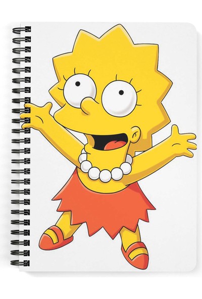 Hero Tasarım Simpsons Baskılı Ahşap Kapaklı Defter 15X20 cm DFT2338