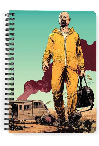 Breaking Bad Baskılı Ahşap Kapaklı Defter 15X20 cm DFT4801 Breaking Bad Baskılı Ahşap Kapaklı Defter 15X20 cm DFT4801