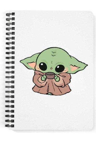 Hero Tasarım Star Wars Baskılı Ahşap Kapaklı Defter 15X20 cm DFT5761