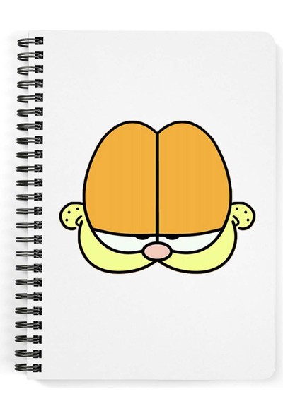 Garfield Baskılı Ahşap Kapaklı Defter 15X20 cm DFT6576