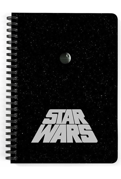 Star Wars Baskılı Ahşap Kapaklı Defter 15X20 cm DFT4782