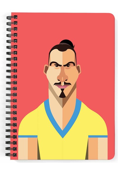 Hero Tasarım Ibrahimoviç Baskılı Ahşap Kapaklı Defter 15X20 cm DFT4404 Hero Tasarım Ibrahimoviç Baskılı Ahşap Kapaklı Defter 15X20 cm DFT4404