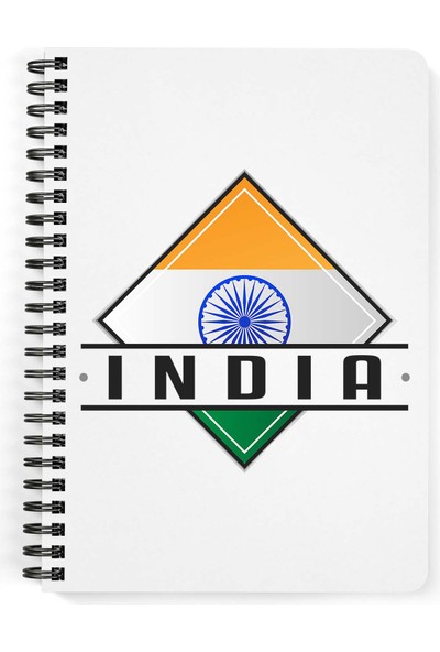 Hindistan Baskılı Ahşap Kapaklı Defter 15X20 cm DFT2252