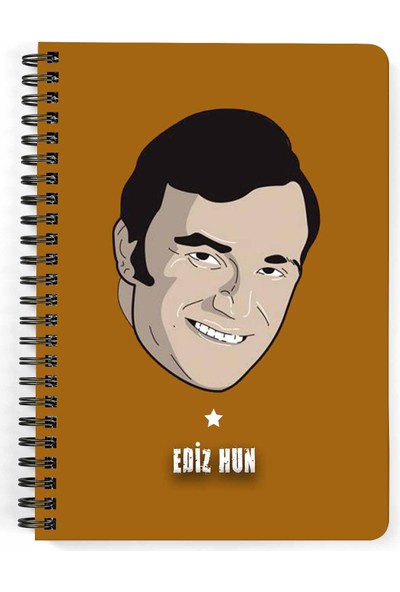 Ediz Hun Baskılı Ahşap Kapaklı Defter 15X20 cm DFT4188 Ediz Hun Baskılı Ahşap Kapaklı Defter 15X20 cm DFT4188