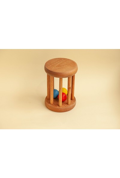 Pegdolls Crawl Toy (Ahşap Emekleme Oyuncağı,çıngırak)