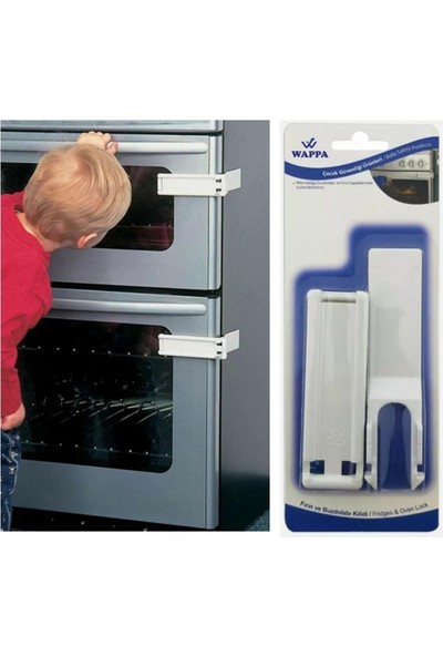 Wappa 2 Adet Fırın ve Buzdolabı Kilidi Güvenlik Kilidi Wappa 2 Adet Fırın ve Buzdolabı Kilidi Güvenlik Kilidi