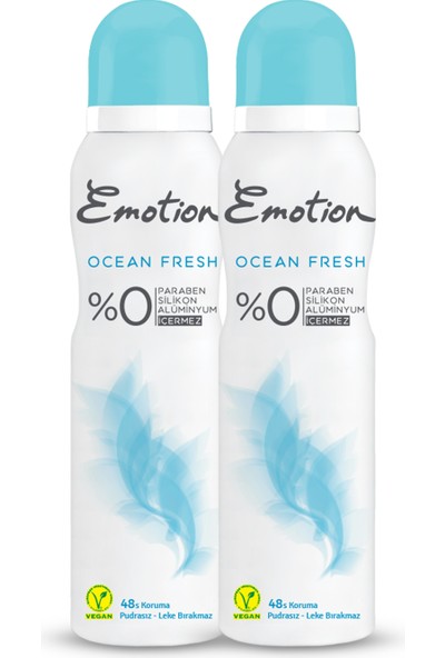 Emotion Ocean Fresh 2'li Kadın Deodorant 2X150ML