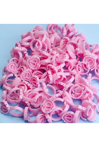 Bloom Pembe Ipek Kirpik Yapıştırıcı Yüzüğü 10LU Bloom Pembe Ipek Kirpik Yapıştırıcı Yüzüğü 10LU