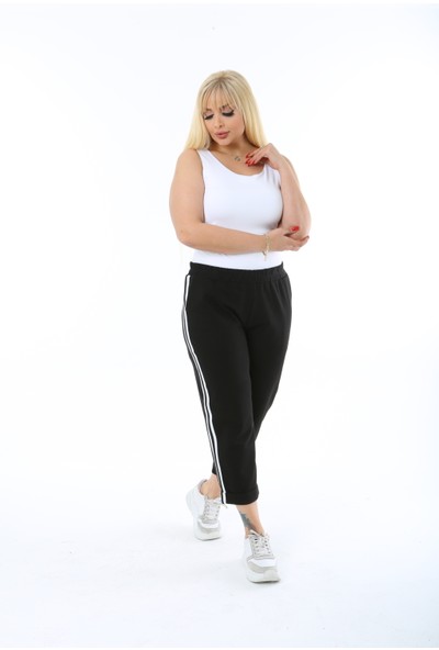 Büyük Bedenim Yanı Beyaz Şeritli Kapri