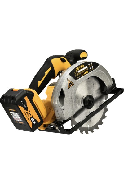 Jetta Power Tools Jetta Profesional 36 V Şarjlı Sunta Kesme Makinası Daire Testere-Sarı Jetta Power Tools Jetta Profesional 36 V Şarjlı Sunta Kesme Makinası Daire Testere-Sarı