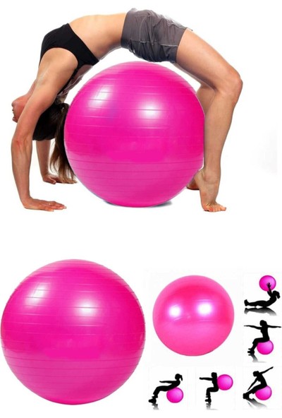 Lilibeaty 65 cm Fitilli Pilates Topu ve Plates Denge Yoga Spor Egzersiz Top Jimnastik Fitness Gym Lilibeaty 65 cm Fitilli Pilates Topu ve Plates Denge Yoga Spor Egzersiz Top Jimnastik Fitness Gym