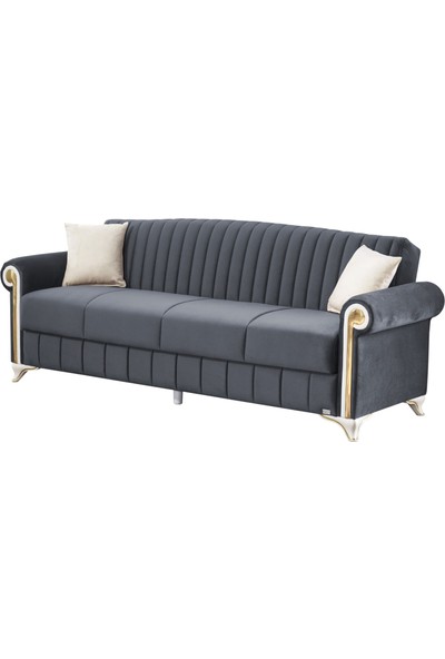 İpek Mobilya Santa 3'lü Koltuk ( Gri ) İpek Mobilya Santa 3'lü Koltuk ( Gri )