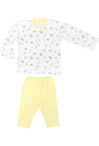 Sebi Bebe Sincap Baskılı Bebek Pijama Takımı 2326