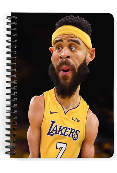 Hero Tasarım Basketbol Baskılı Ahşap Kapaklı Defter 15X20 cm DFT3517