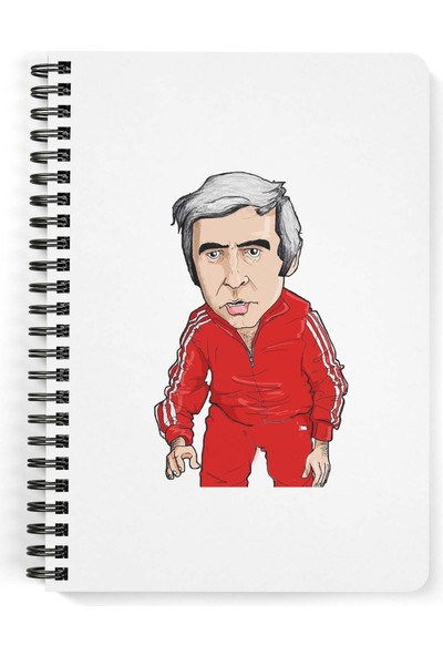 Hero Tasarım Badi Ekrem Baskılı Ahşap Kapaklı Defter 15X20 cm DFT199