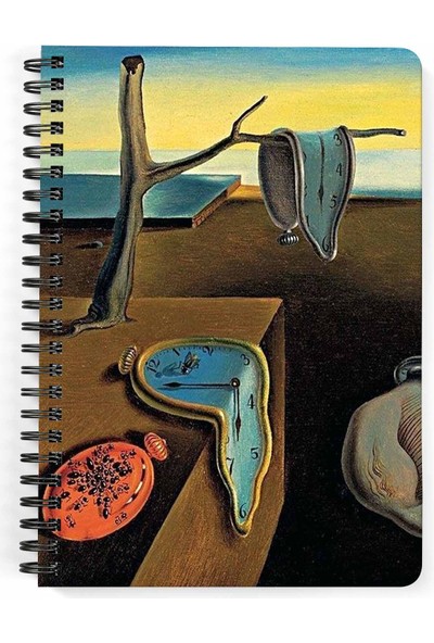 Hero Tasarım Salvador Dali Baskılı Ahşap Kapaklı Defter 15X20 cm DFT3677 Hero Tasarım Salvador Dali Baskılı Ahşap Kapaklı Defter 15X20 cm DFT3677