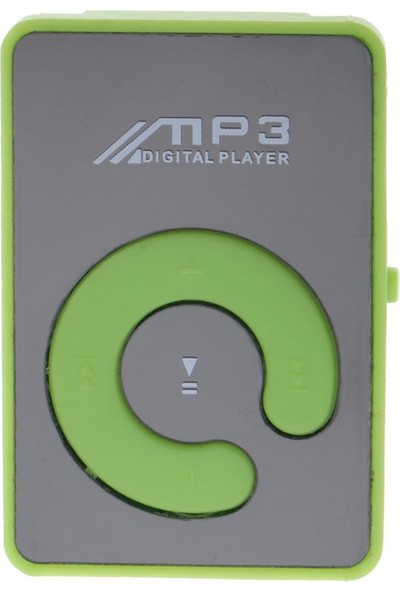 Ayna Klibi Mp3 Çalar Mıcro Sd Tf 1.1 / 2.0 Arayüzü Müzik Aşıkları Yeşil