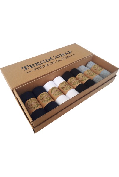 Trendcorap Premium 8'li Dikişsiz Bambu Erkek Spor Bilek Patik Çorap Siyah - Gri - Lacivert - Beyaz Trendcorap Premium 8'li Dikişsiz Bambu Erkek Spor Bilek Patik Çorap Siyah - Gri - Lacivert - Beyaz
