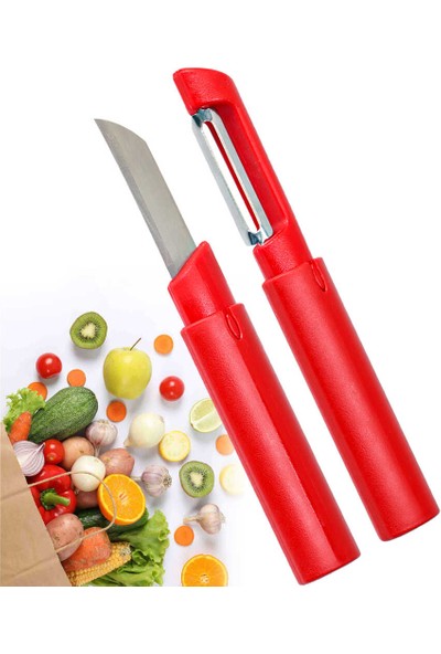 Cooker UR-3372 Çift Taraflı Bıçaklı Soyacak Kırmızı Cooker UR-3372 Çift Taraflı Bıçaklı Soyacak Kırmızı