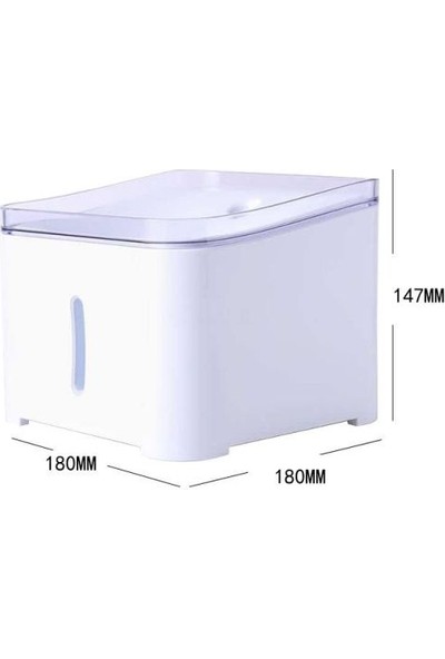 Three Beans Pet Kedi Su Çeşmesi 2l Otomatik Köpek Içme Dağıtıcı Elektrikli LED Aydınlatma 7 Derece Eğimli Tasarım Yavru Kediler Için Boyun Bakımı - (Yurt Dışından) Three Beans Pet Kedi Su Çeşmesi 2l Otomatik Köpek Içme Dağıtıcı Elektrikli LED Aydınlatma 7 Derece Eğimli Tasarım Yavru Kediler Için Boyun Bakımı - (Yurt Dışından)