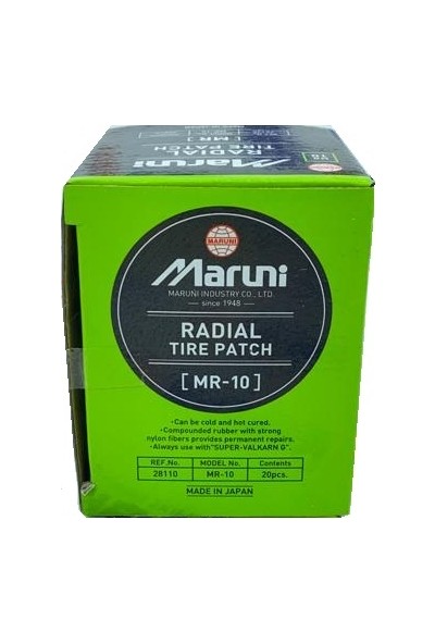 Maruni Mr-10 Dış Lastik Yaması 20'li Maruni Mr-10 Dış Lastik Yaması 20'li
