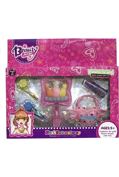 Açılır Aynalı 5 Parçalı Oyuncak Kozmetik Seti