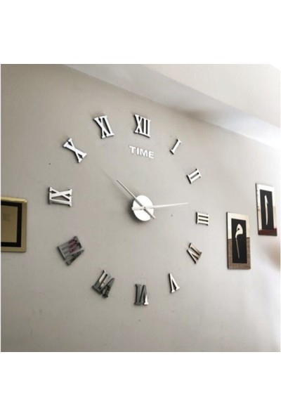 Hyl 3D Büyük Boy Duvar Saati 40CM-120 cm Arası Kurulum Hyl 3D Büyük Boy Duvar Saati 40CM-120 cm Arası Kurulum
