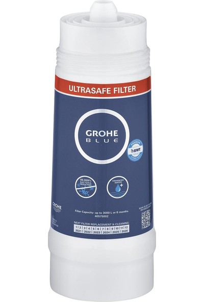 Grohe Blue Ultrasafe Filtre - 40575002 Grohe Blue Ultrasafe Filtre - 40575002
