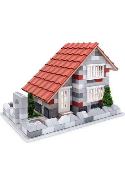 Ümraniye Hobi Sanat Eshel Maket Tuğla Çift Katlı Villa Ümraniye Hobi Sanat Eshel Maket Tuğla Çift Katlı Villa