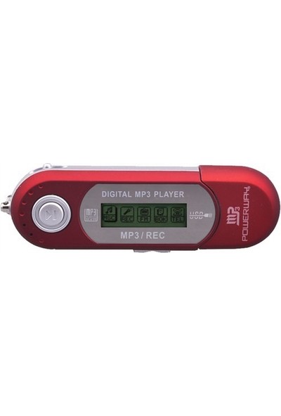 Powerway Pw-01 4 GB Dijital Mp3 Çalar Kırmızı