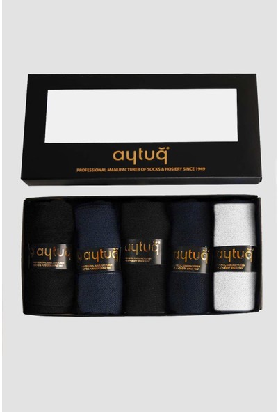 Aytuğ Erkek Bambu 5 Çift Patik Çorap Özel Kutulu 14257-1