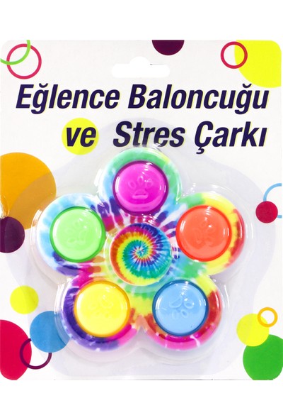 Mega Eğlence Baloncuğu ve Stres Çarkı Mega Eğlence Baloncuğu ve Stres Çarkı