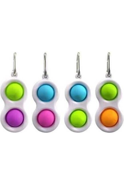 Pop It Simple Dimple Pop It Ikili Anahtarlık