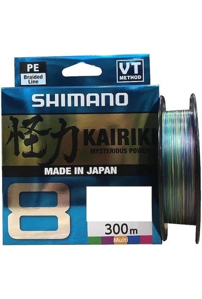 Shimano Kairiki Yeni Seri 8x Multi Color 300M Ip Misina (Made In Japan) Shimano Kairiki Yeni Seri 8x Multi Color 300M Ip Misina (Made In Japan)