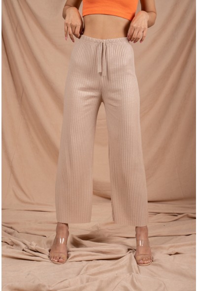 Nofilter Butik Bej Fitilli Kaşkorse Kesik Palazzo Pantolon Nofilter Butik Bej Fitilli Kaşkorse Kesik Palazzo Pantolon