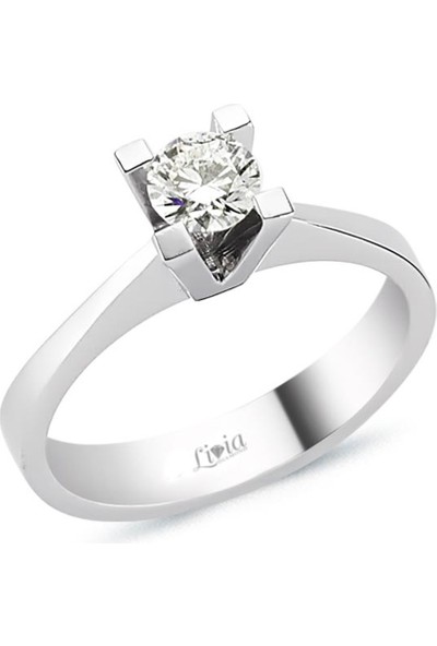 Livia 14 Ayar 0,41 Karat Pırlanta Tektaş Yüzük Livia 14 Ayar 0,41 Karat Pırlanta Tektaş Yüzük